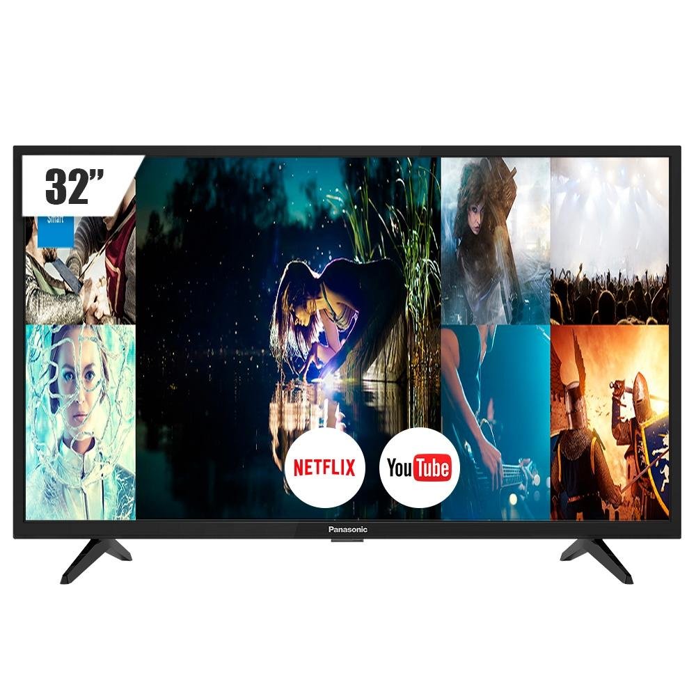 Smart TV 32" LED Panasonic Wi-Fi, 2 HDMI | KaBuM!