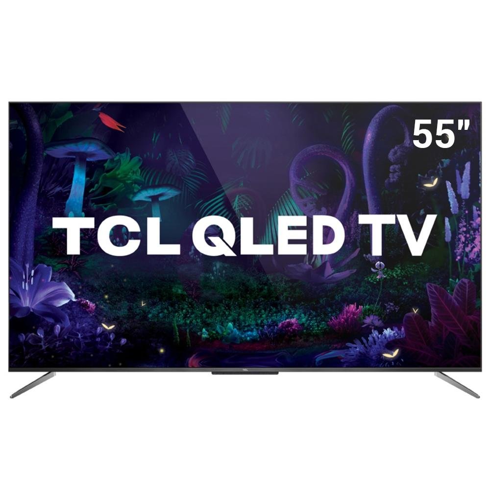 Smart TV TCL 55´ 4K QLED UHD | KaBuM!