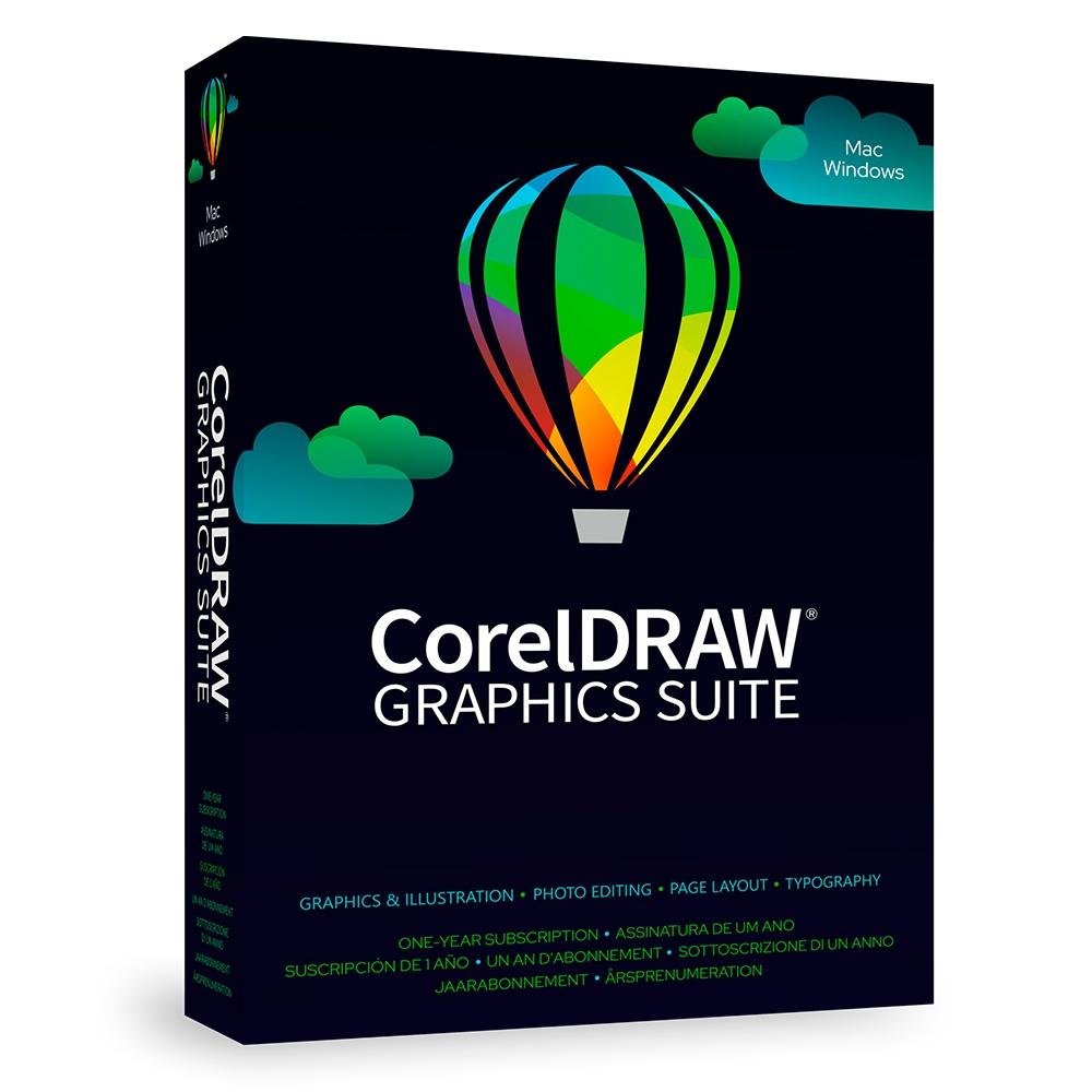 CorelDRAW Graphics Suite 365 Dias - COREL - Digital | KaBuM!