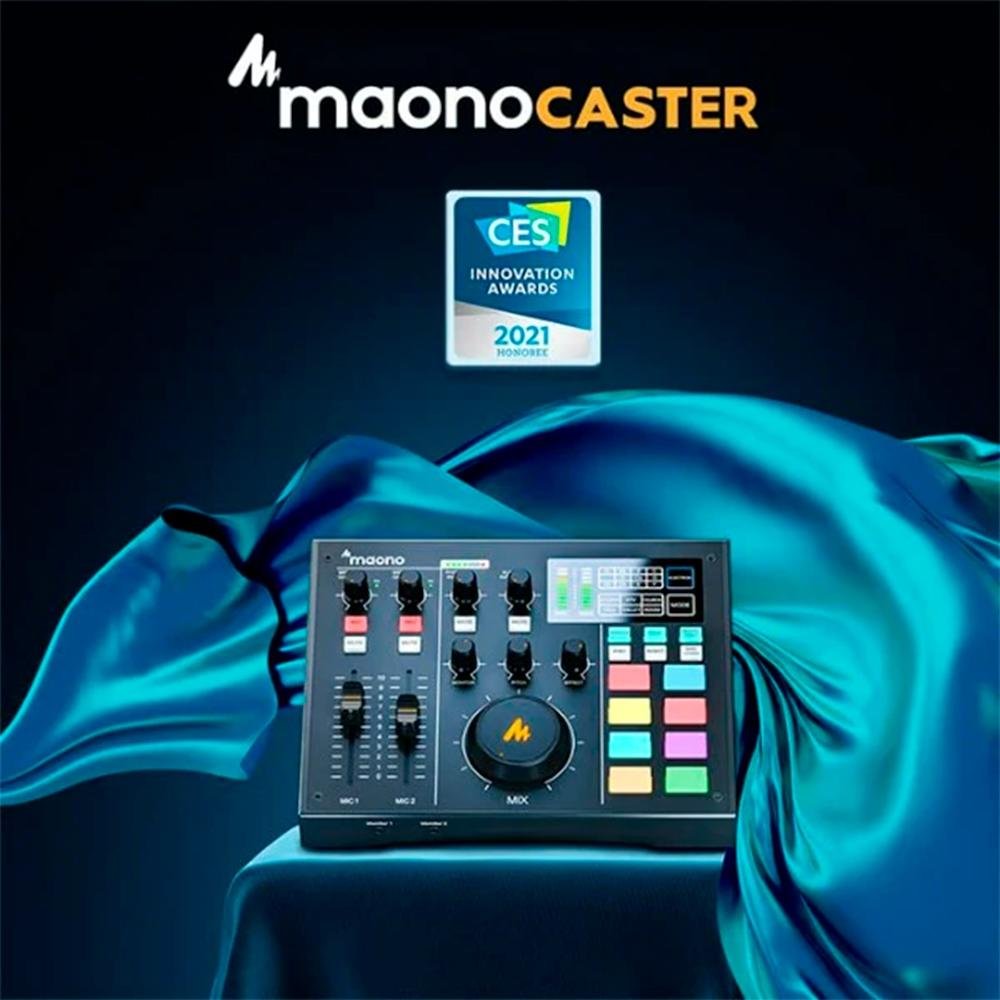 Estúdio de Podcast Maono Maonocaster, Mixer, Jingles, Efeito Sonoro ...