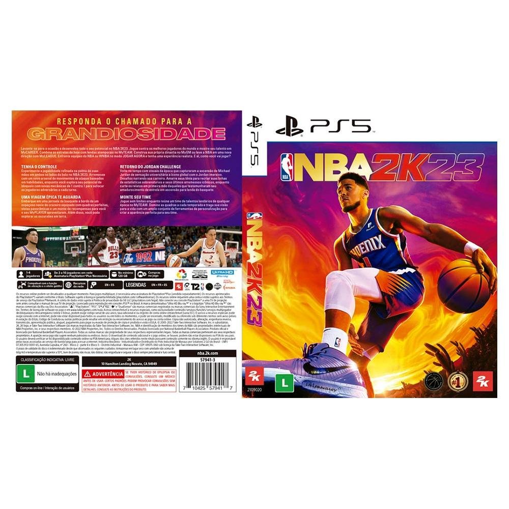 Jogo NBA 2K23, para PS5 | KaBuM!