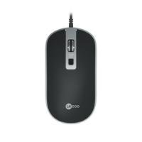 Mouse Lecoo, Com Fio, 1200 DPI, USB, Preto - MS101 | KaBuM!