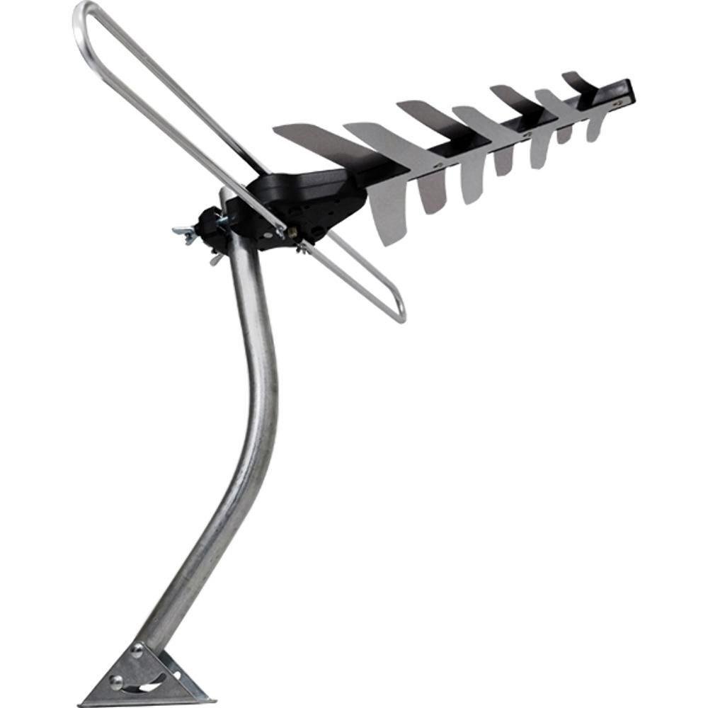 Gigasat Antena Digital Externa GHD-5000 Pol Horizontal com Suporte FM ...