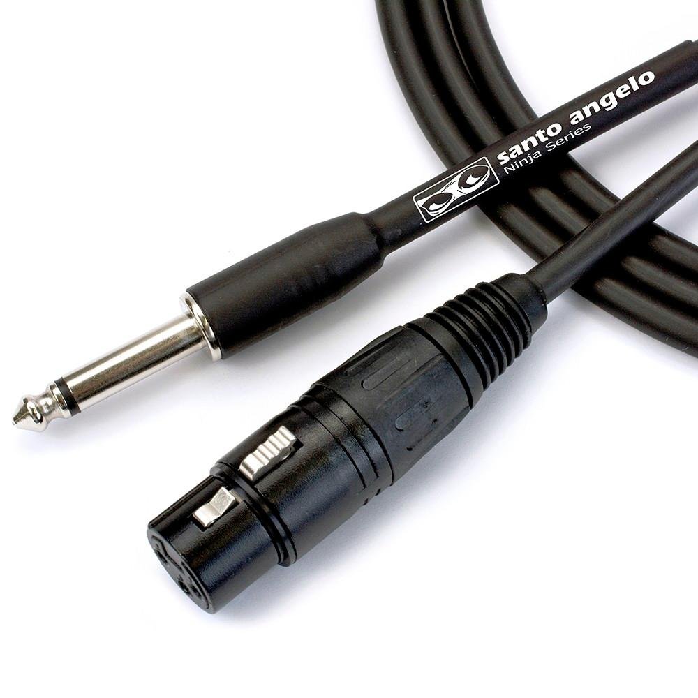 Santo Angelo Cabo para Microfone Ninja HG 30Ft 9,15 Mts 8759