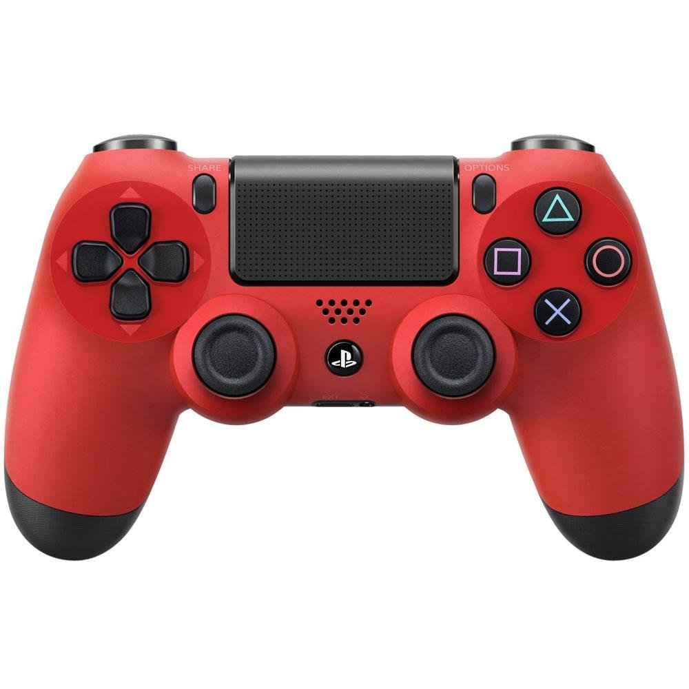 Controle Sony Dualshock 4 Sem fio PS4 Vermelho CUH-ZCT2U
