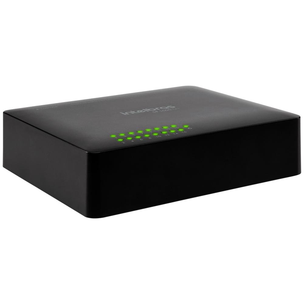 Switch Intelbras 16 Portas Fast Ethernet Sf - SF 1600 Q+
