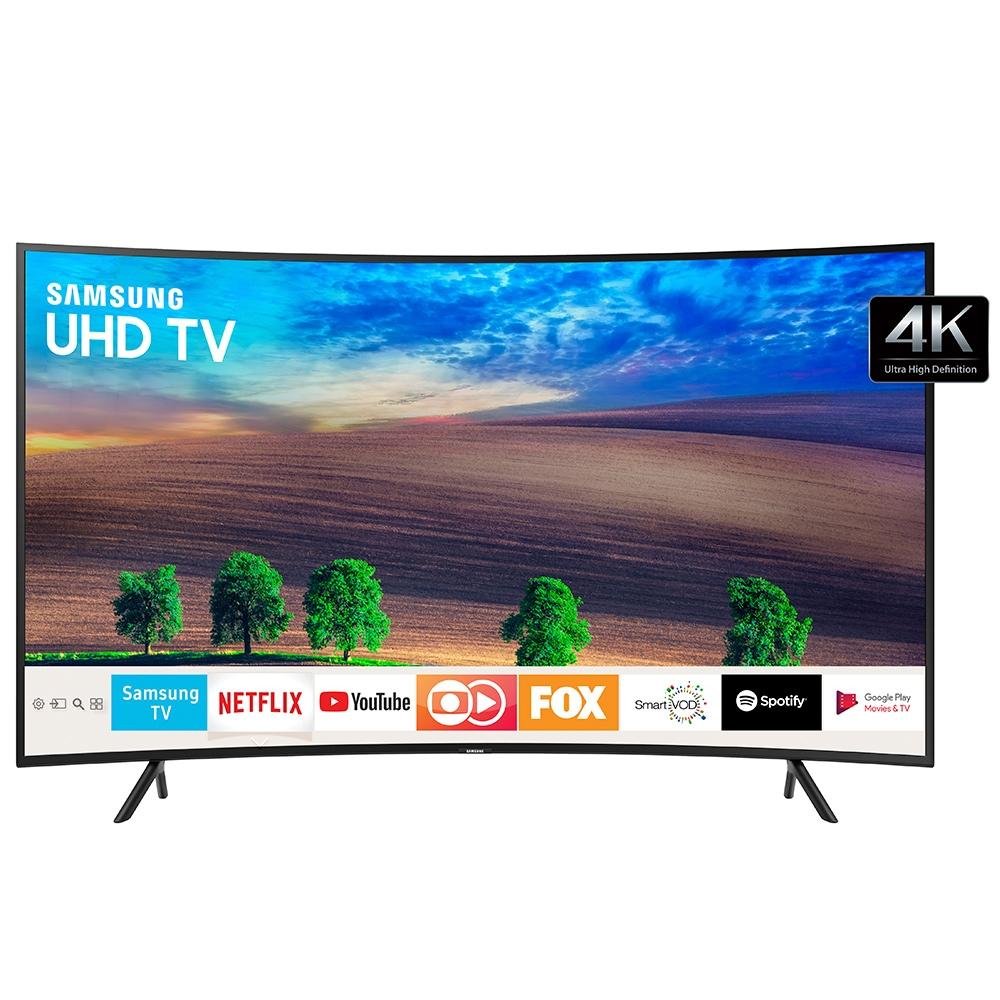 Smart TV LED 49´ UHD 4K Curva Samsung | KaBuM!