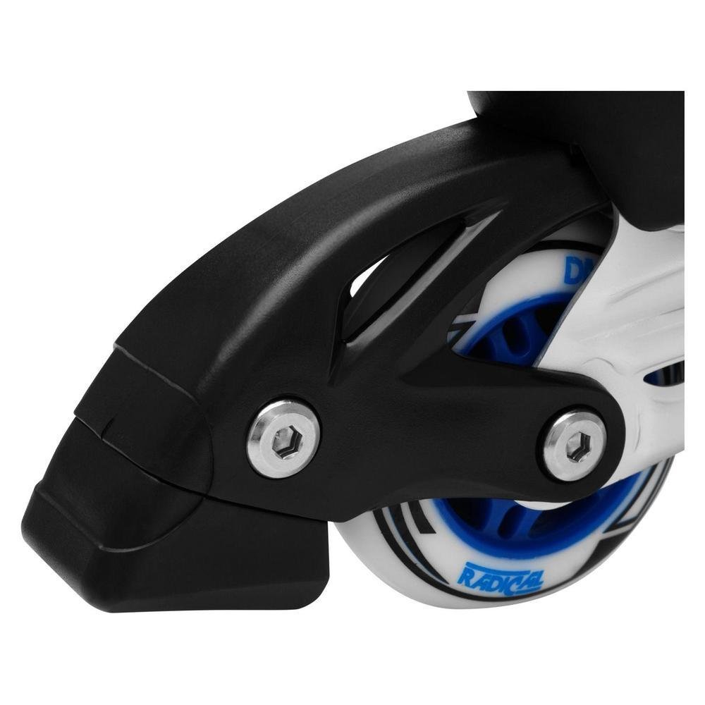 Patins In Line Infantil DM Radical Azul e Preto