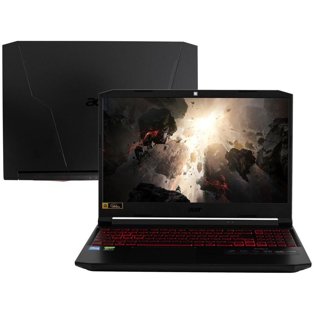 Notebook Gamer Acer An515-57-52zq, IPS 144HZ, I5, 8GB, SSD 512GB, Tela ...