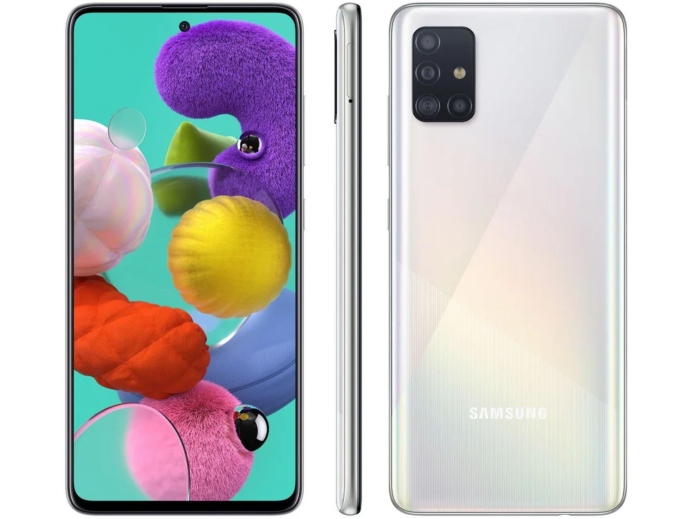 Smartphone Samsung Galaxy A51 128GB Branco 4GB RAM