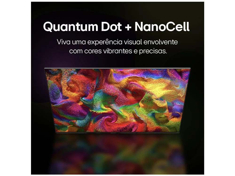 Smart TV 65" 4K QNED LG 65QNED80TSA WebOS 24 Proce