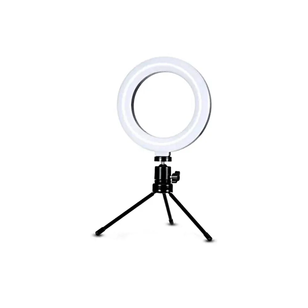 Ring Light Led Iluminador 6 Portátil Para Celular