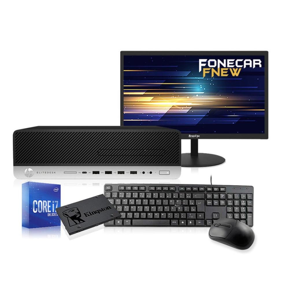 Computador HP Completo Elitedesk G3 I7 8GB KaBuM