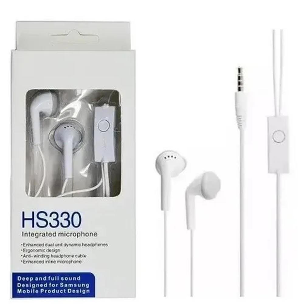 Fone De Ouvido Samsung Stereo Headset Branco Hs330