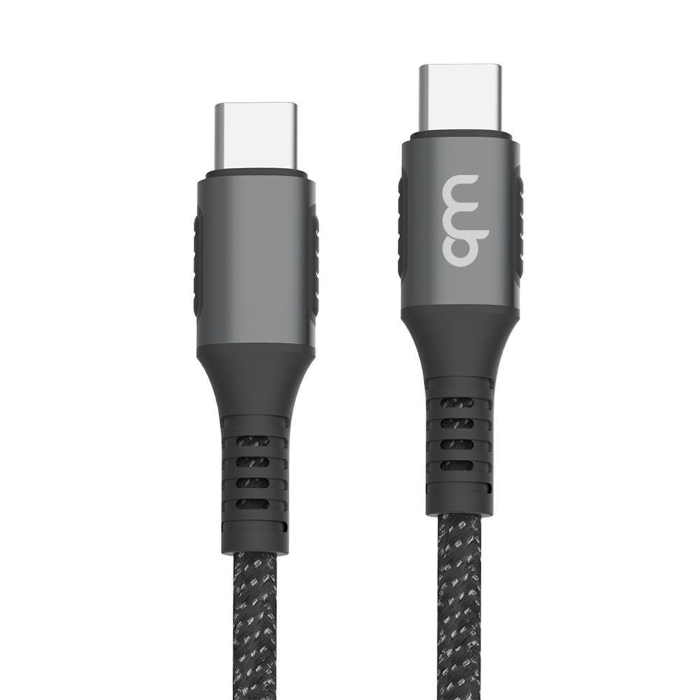 Cabo USBC WB Turbo 100W 2M Nylon Trançado KaBuM