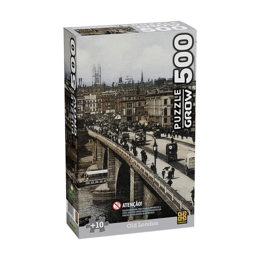 Puzzle Grow 500 Peças Old London | KaBuM!