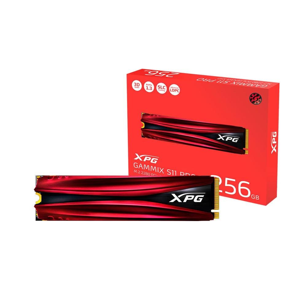 SSD Adata Xpg Gammix S11 Pro, 256GB, M.2 2280 | KaBuM!