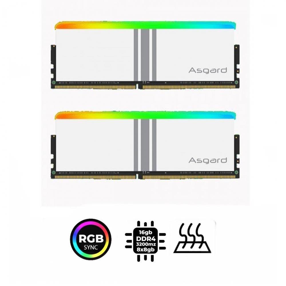 Memoria Asgard Valkyrie, 16GB, 3200mhz, RGB | KaBuM!