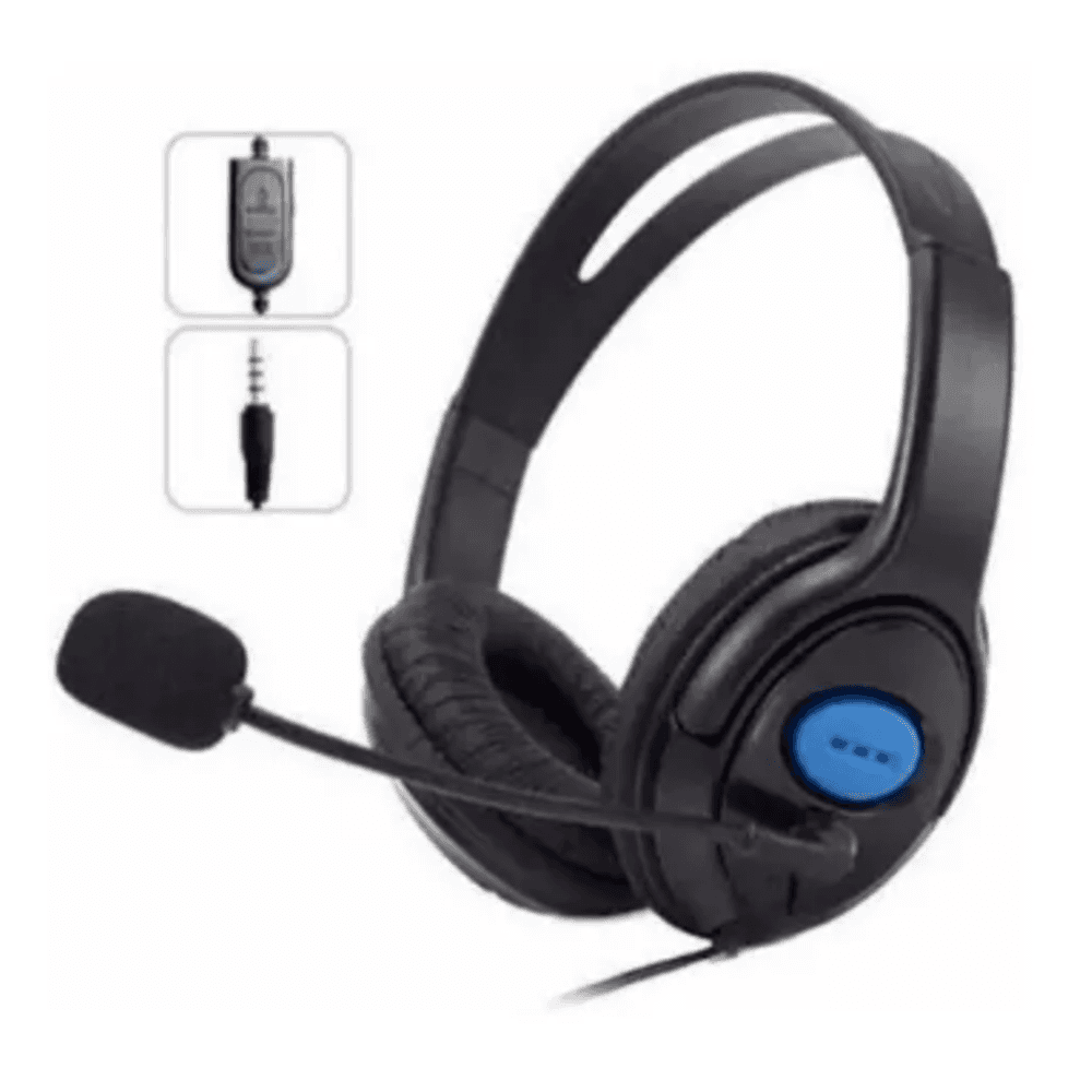 Fone Headset P2 Gamer Com Microfone Para Vídeo