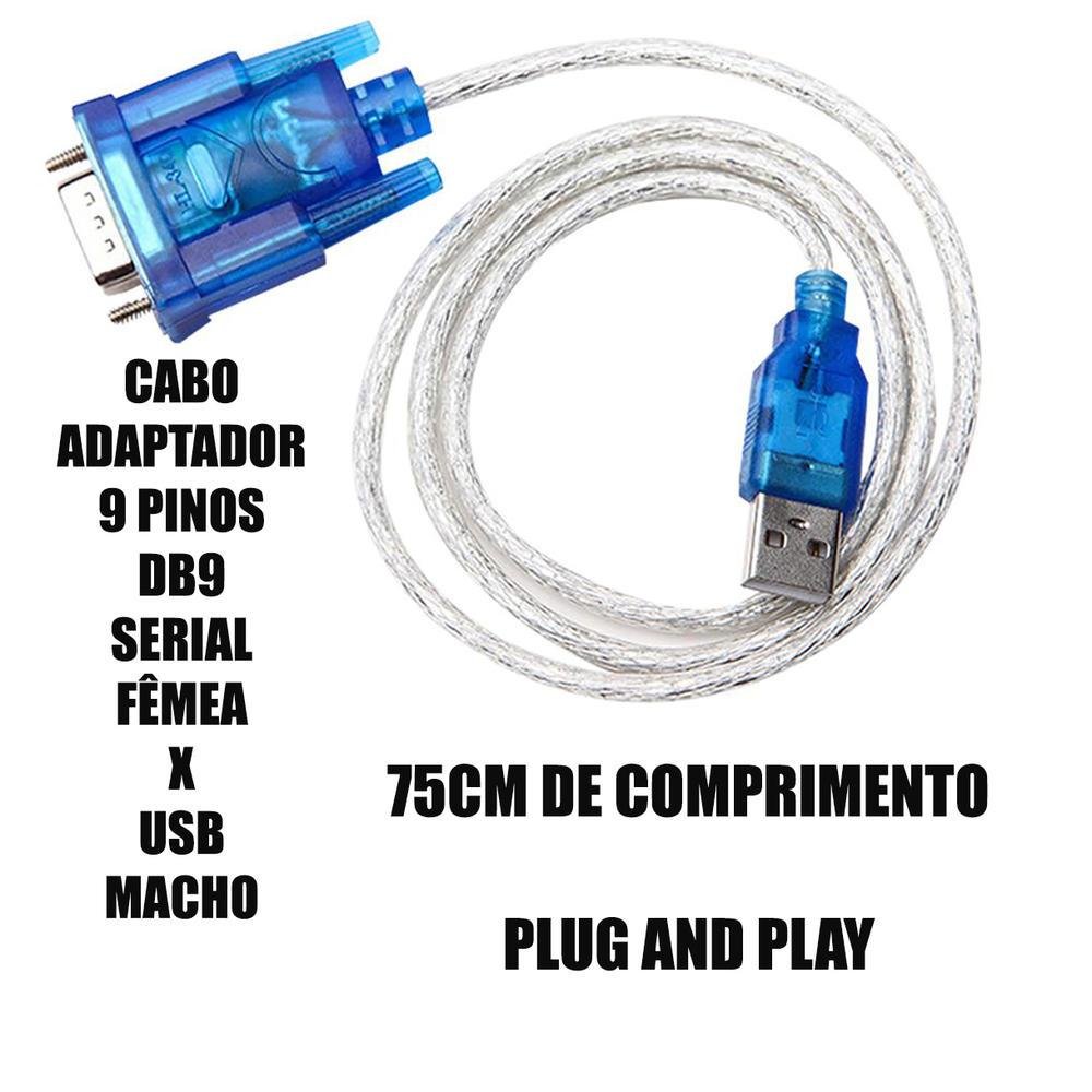 Cabo Serial Femea X USB 20 KaBuM
