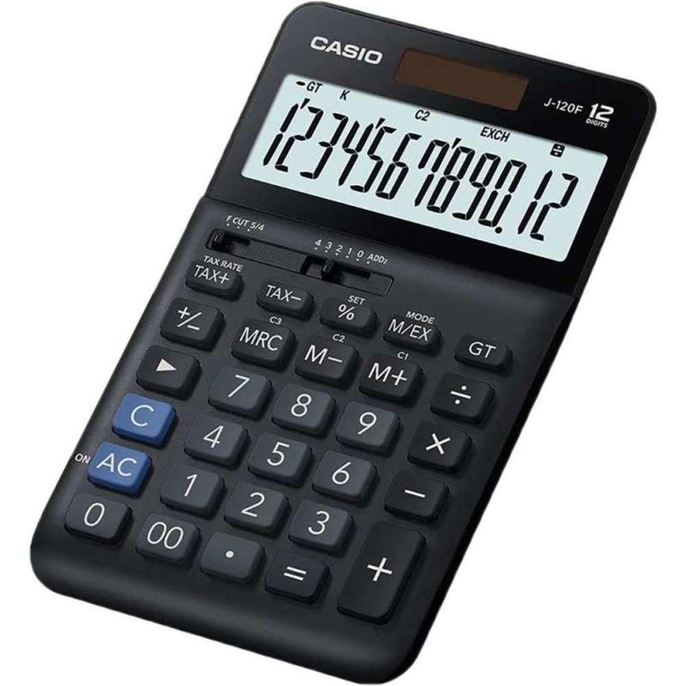 Calculadora Casio J120f 12 Dígitos Preto KaBuM