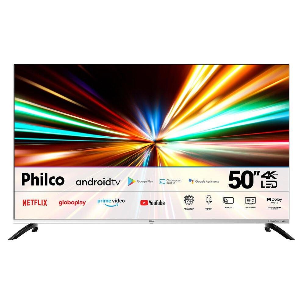 Smart TV 50 Polegadas Philco 4K KaBuM