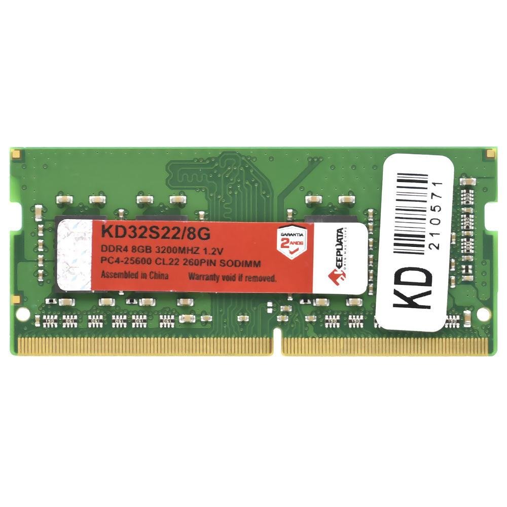 Memória Ram Keepdata 8GB 3200MHZ DDR4 KaBuM