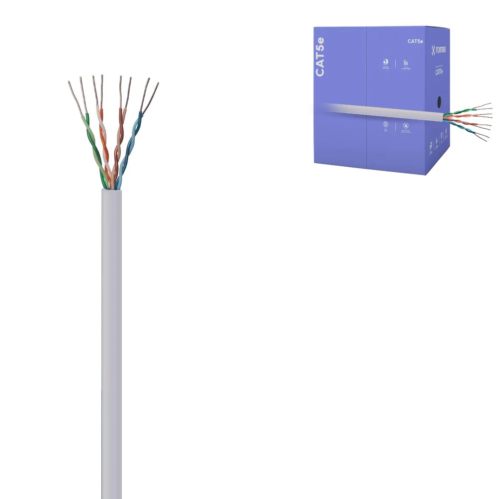Cabo De Rede Cat5e 305m Fortrek Fk500c KaBuM