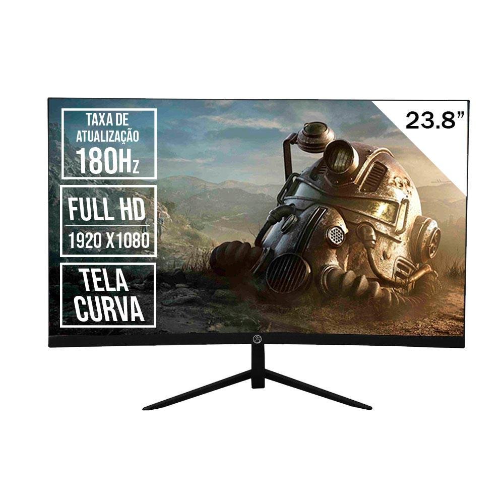 Monitor Gamer Brazilpc 238 Full HD 180HzKaBuM