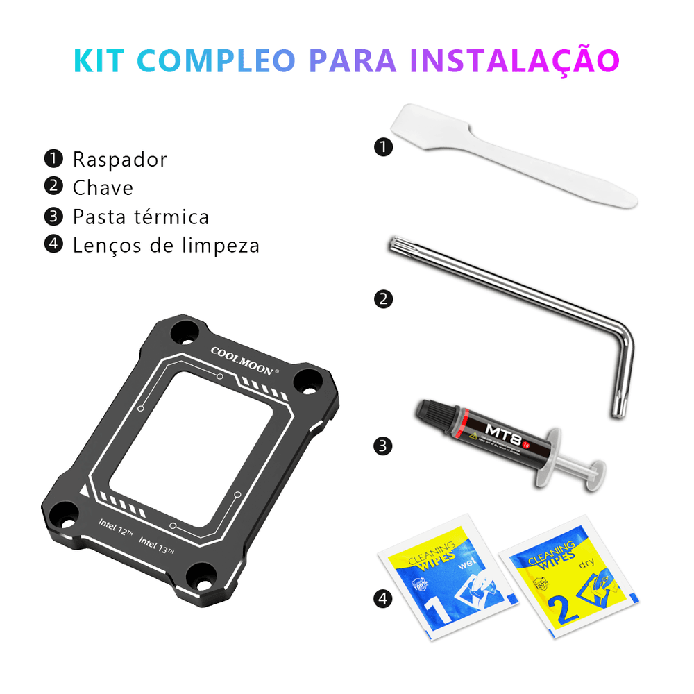 Corretor Cpu Buckle Resfriamento Overclock